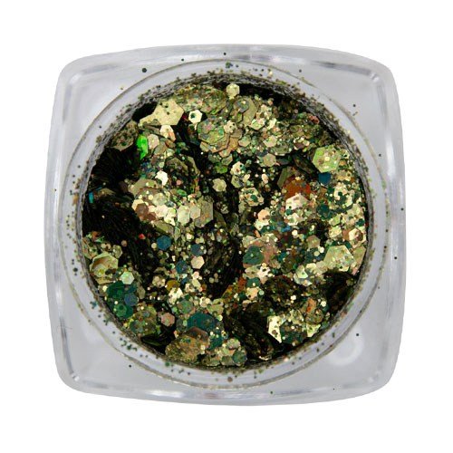 Metal Inlay Green Gold - Magnetic Nail Design España