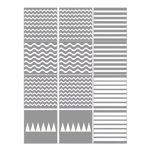 Airnails Masking Stencil Linear Gradient - Magnetic Nail Design España